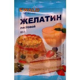 EWALD sheet gelatin 22 g - Delivery Worldwide